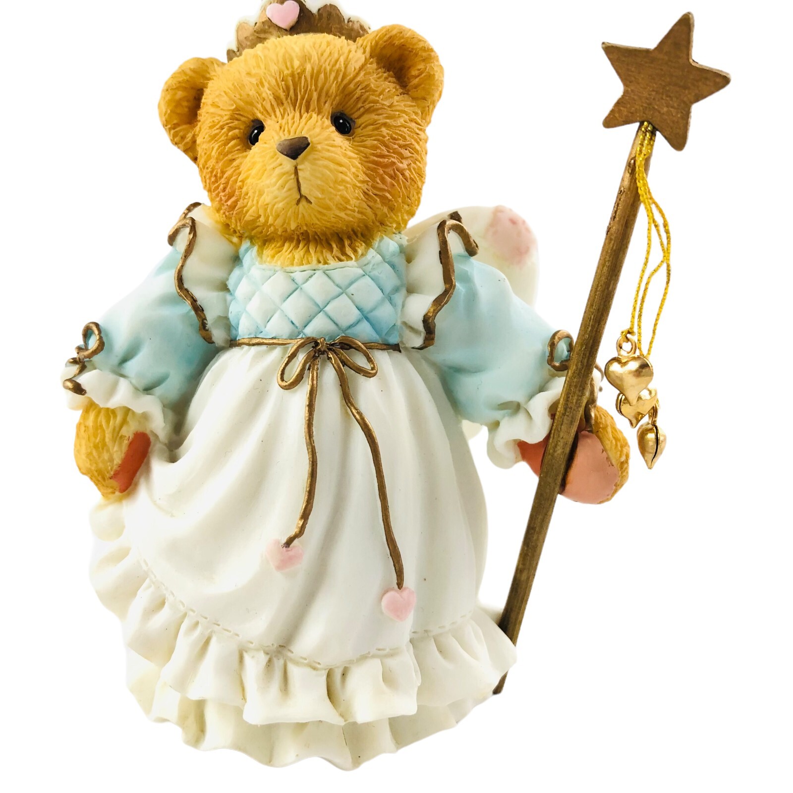 VTG Enesco Cherished Teddies Figurine Kittie Fairy God Mother 131865 ...
