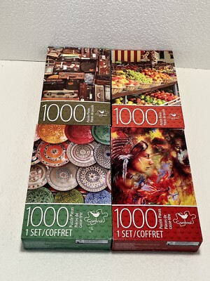 Cardinal Puzzles 1000 pc Puzzle 14" x 22" Lot Of 4 - NEW | eBay