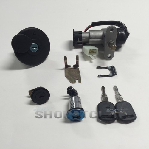 KEY IGNITION LOCK SET SCOOTER GY6 CHINESE 4STROKE 50-150cc PEACE ZNEN ...