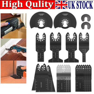 17Pcs Multi Tool Blade Set For Dewalt Bosch Makita Oscillating Saw Cutting Metal | eBay UK