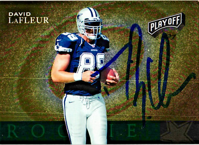 David LaFleur #11 Signed 1997 Playoff Zone Rookies NFL Card AUTO ...