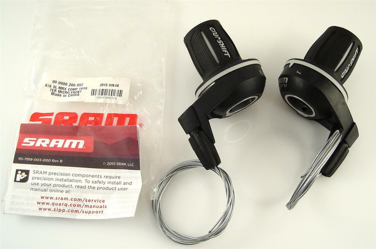 MINT SRAM MAX COMP 3 Pairs of SHIFTER Left Right 3x7 3x8 6 pcs grip ...