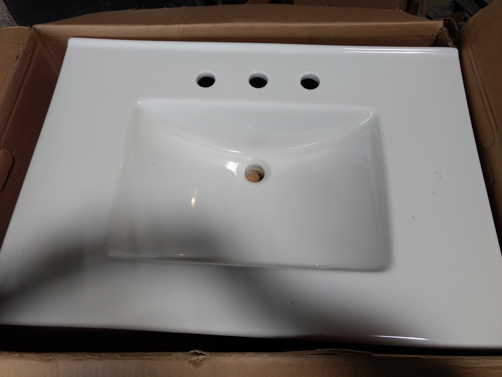 Mirabelle 31" " Vanity Sink Top Basin with Front Overflow MIRT31228WH S ...