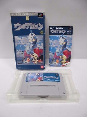SNES --ULTRA SEVEN -- Ultraman. Box, Manual. Super famicom. Japan game ...
