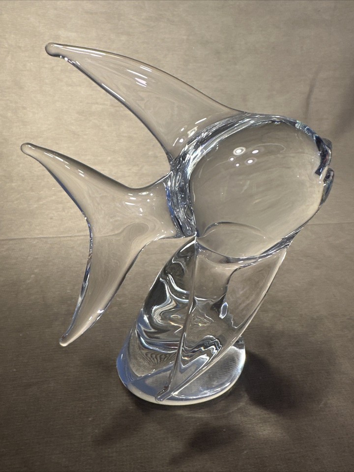 Art Glass Fish Sculpture Signed Marcolin Made In Sweden | eBay UK