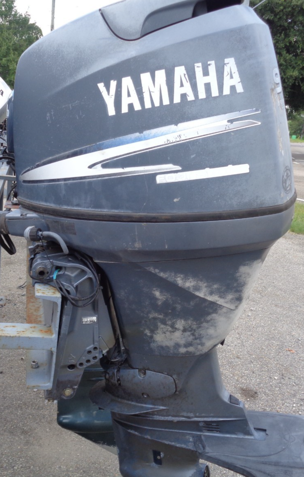 USED 2006 YAMAHA F90 90 HP 20" 4-STROKE OUTBOARD BOAT MOTOR ENGINE 90HP ...