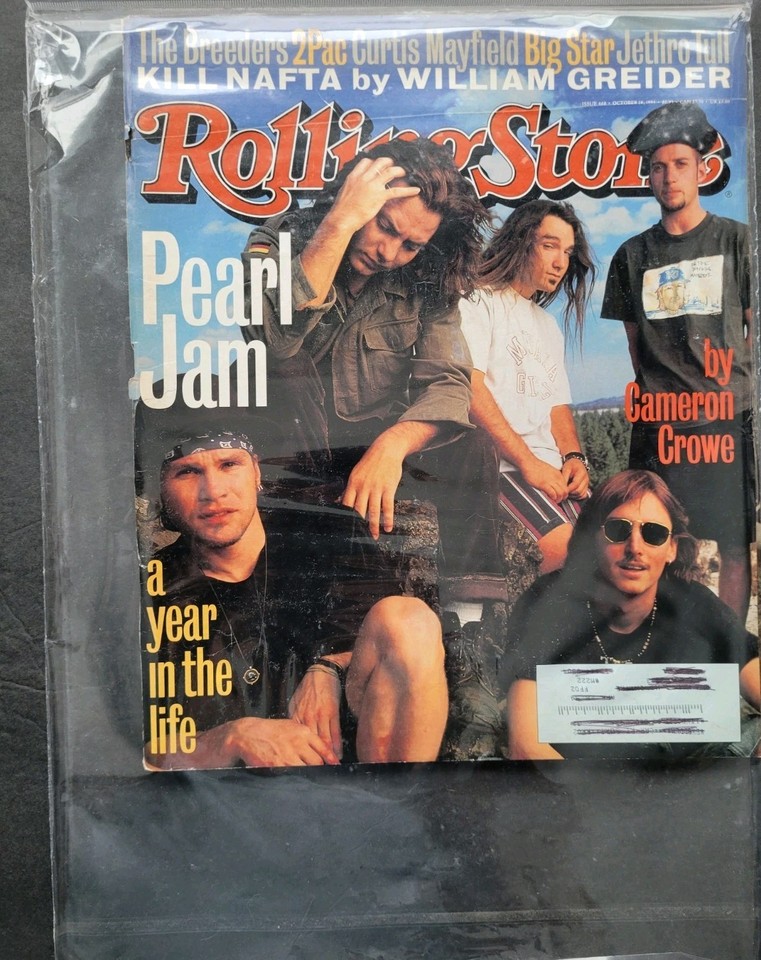 Rolling Stone Magazine Issue 668 October 28 1993 Pearl Jam | eBay