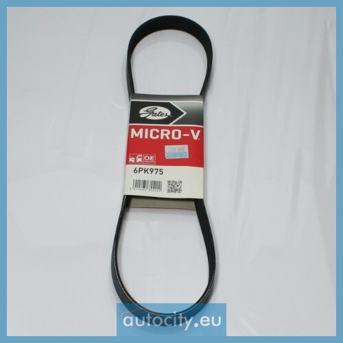 Gates 6PK975 6PK976 K016PK975 Courroie trapezoidale a nervures | eBay