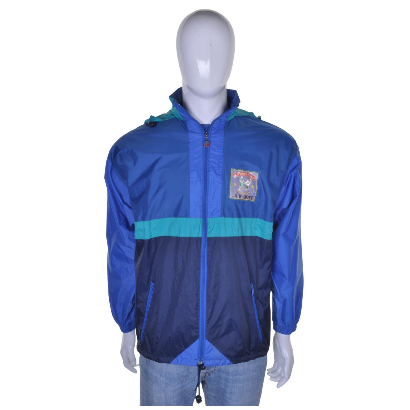 VINTAGE Jeantex Pac A Mac Anorak M Cagoule Kagool Waterproof Jacket 80s ...