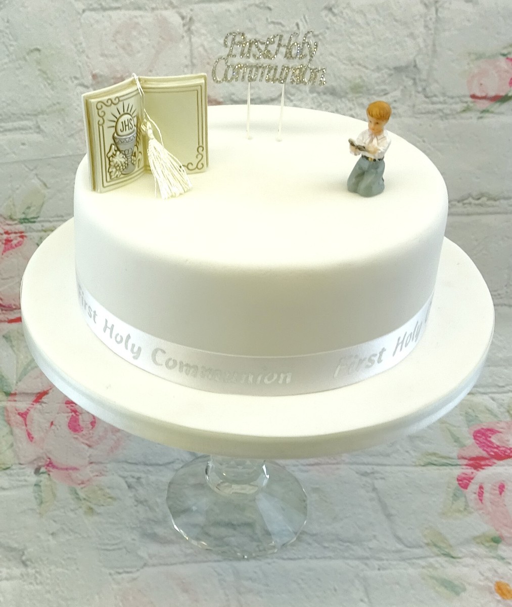 First Communion Cake Toppers Boys