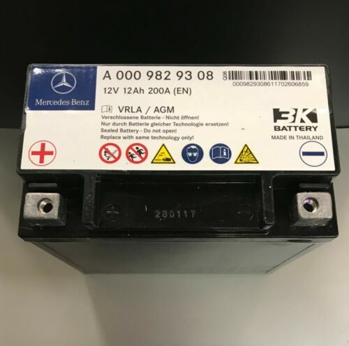 MERCEDES BENZ Genuine Auxiliary Battery 0009829608 0009829308 for sale ...