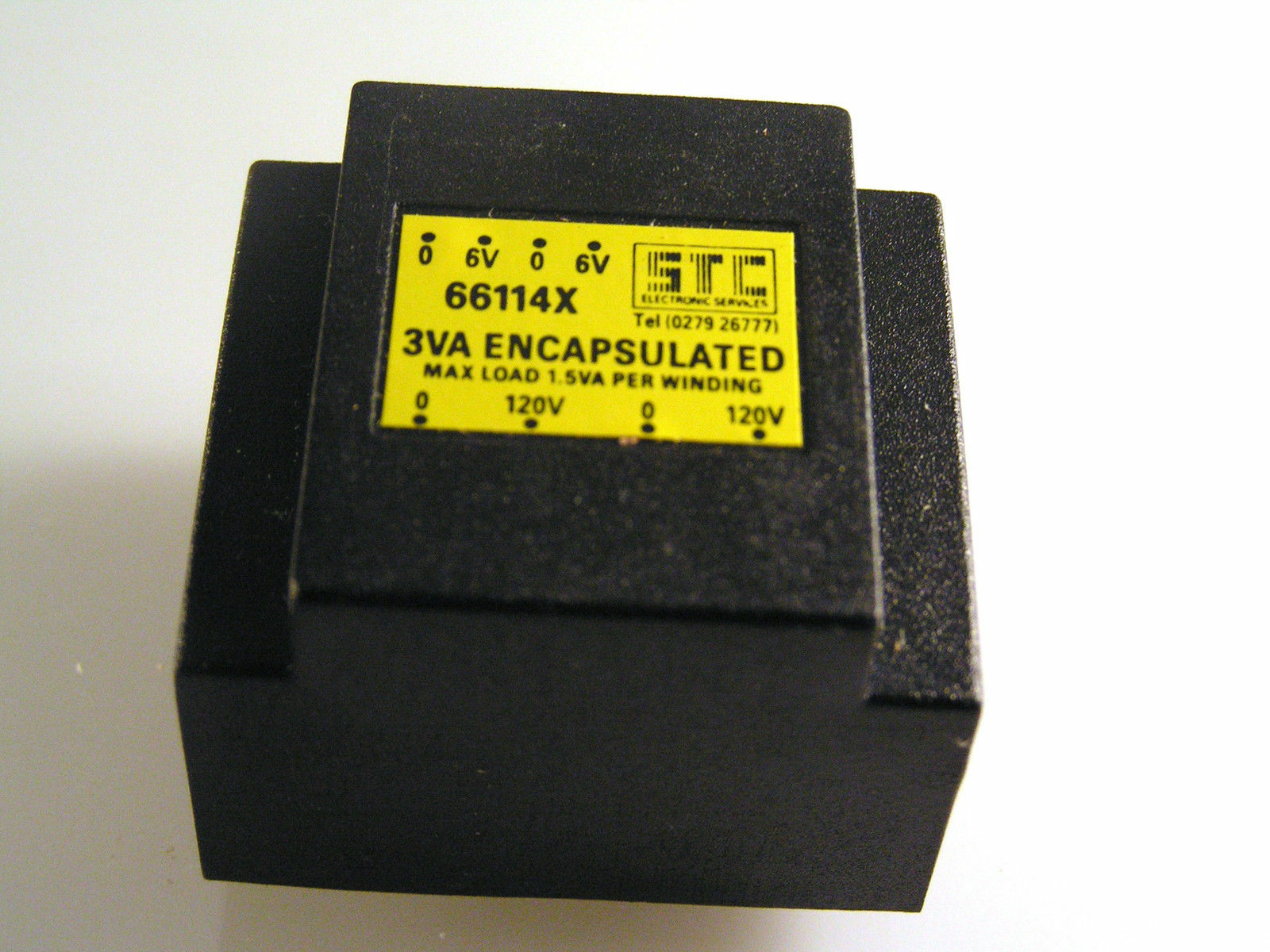 STC Transformer Type 66114X 3VA Primary 0-120 0-120V Secondary 0-6v 0 ...
