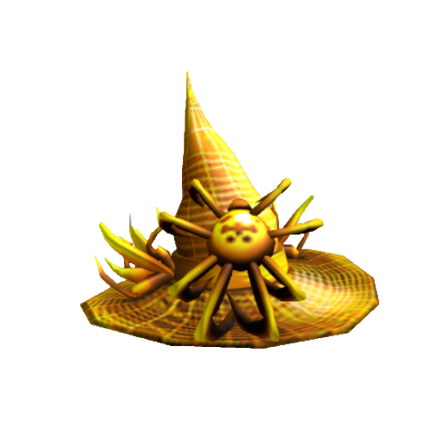 ROBL0X Bonus CHASER Code Gold Spider Sorcerer Witch Hat RARE! *Sent in ...