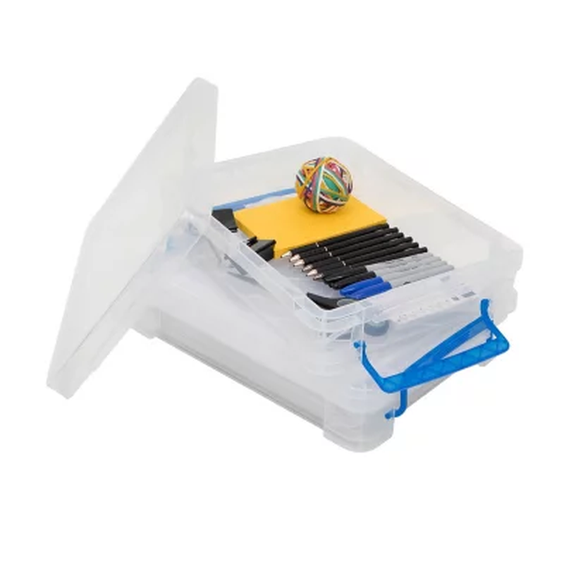 Super Stacker Document Boxes - Clear, 5 Pack - Perfect for Organizing ...