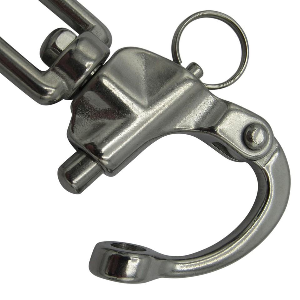 Swivel Snap Shackle Stainless Steel 87MM (Quick Release Spinnaker ...