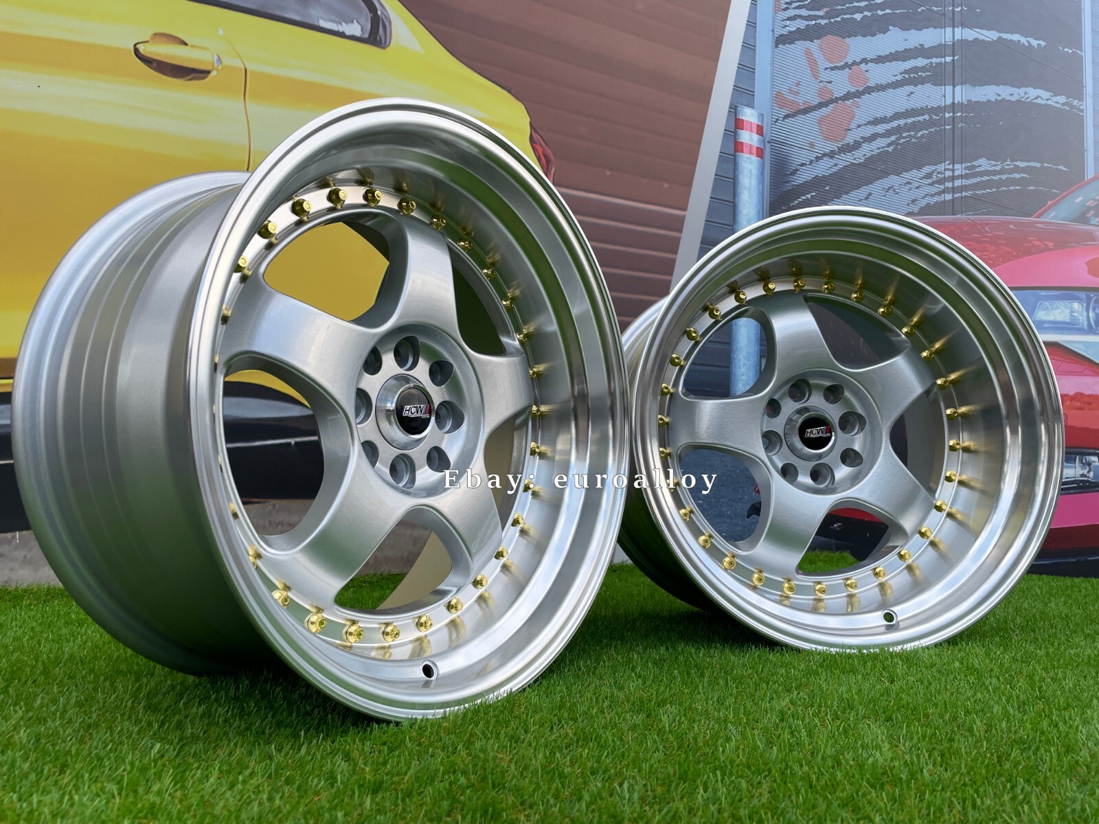 4 x 17 Inch 4x100/4X108 Work S1 Style Silver Wheels: Fits For BMW E30 ...