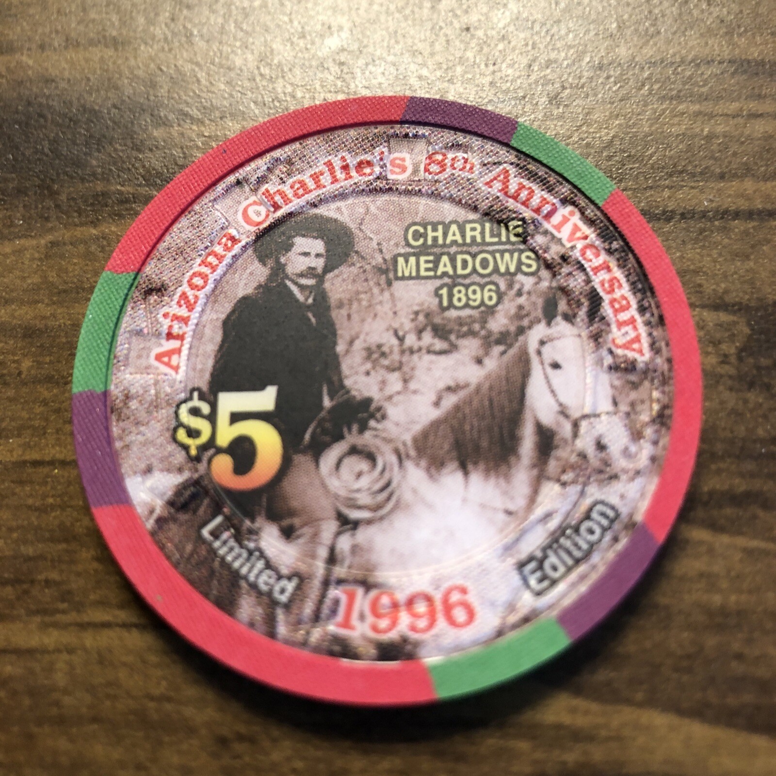 $5 arizona charlie's charlie meadows 4 casino chip las vegas obsolete ...