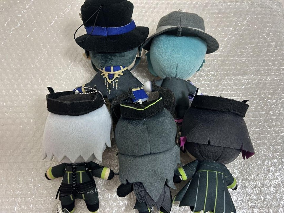 Disney Twisted Wonderland Tomonui Plush Set Jade Leech Malleus Draconia ...