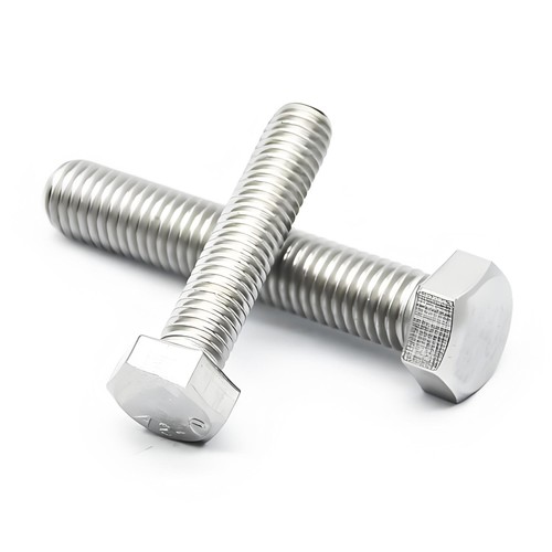 M8 x 40mm Hex Head Full Threaded Screw Bolt 304 Stainless Steel M8-1.25 ...