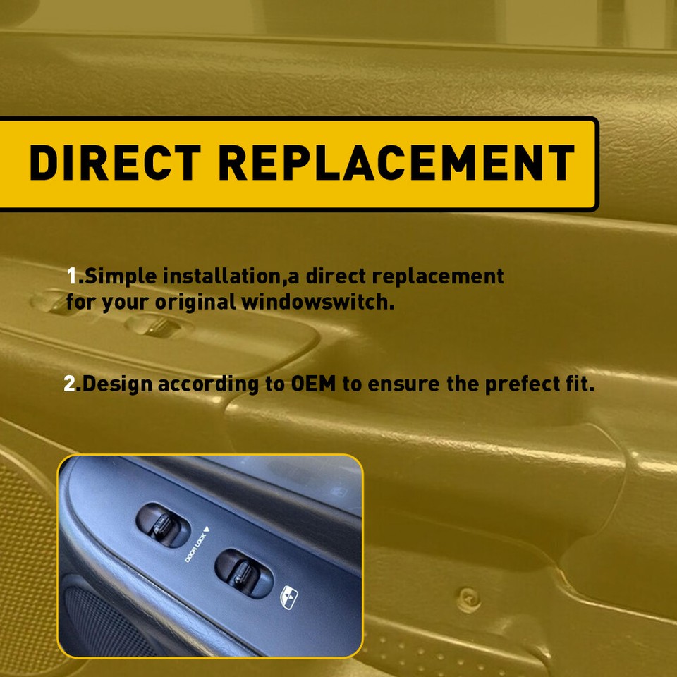 Passenger Side Window Control Switch Fits For 2003-2005 Dodge Ram 1500 ...