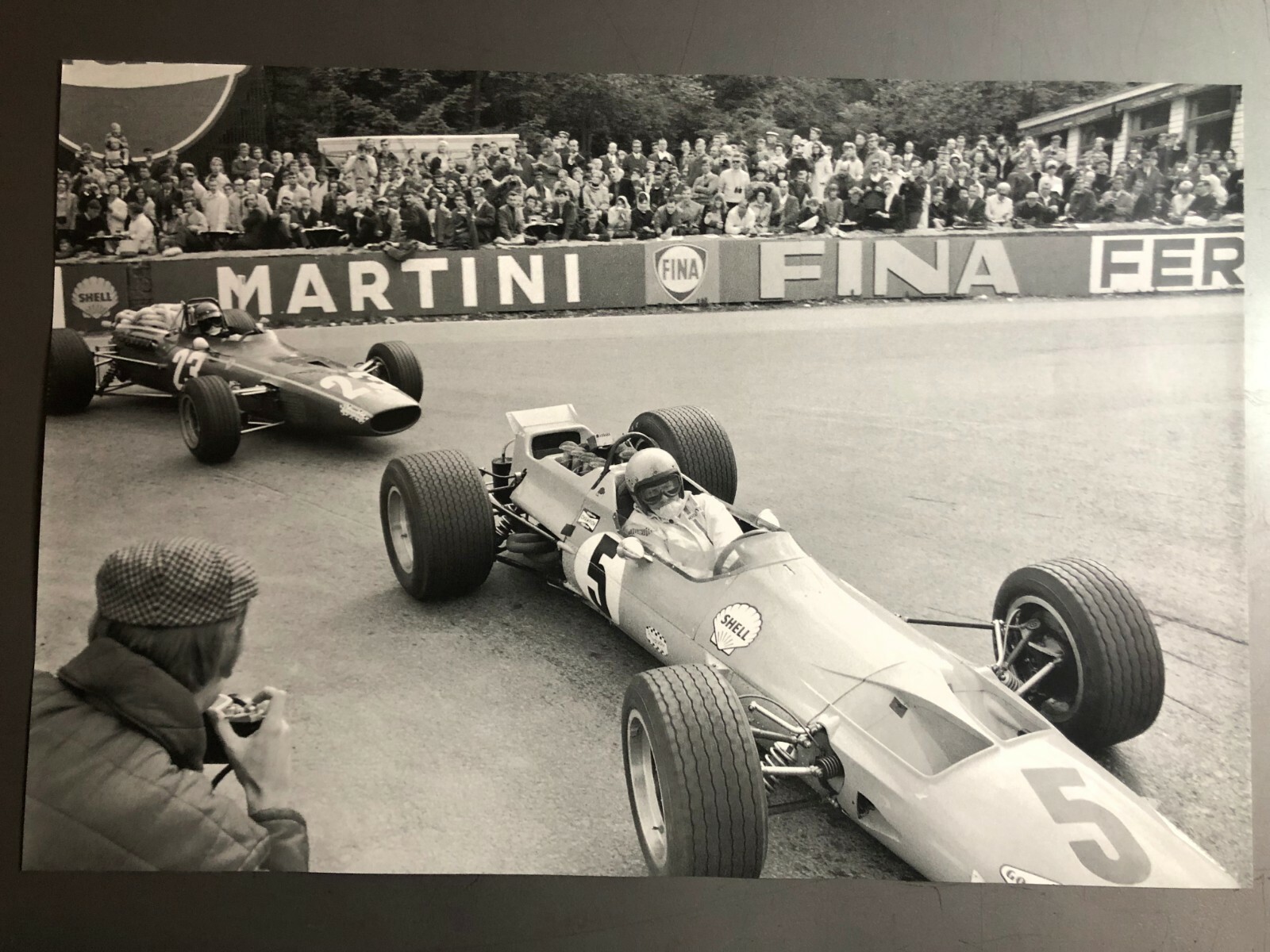 1968 Bruce McLaren McLaren M7A-Cosworth F1 Race Car Print Picture ...