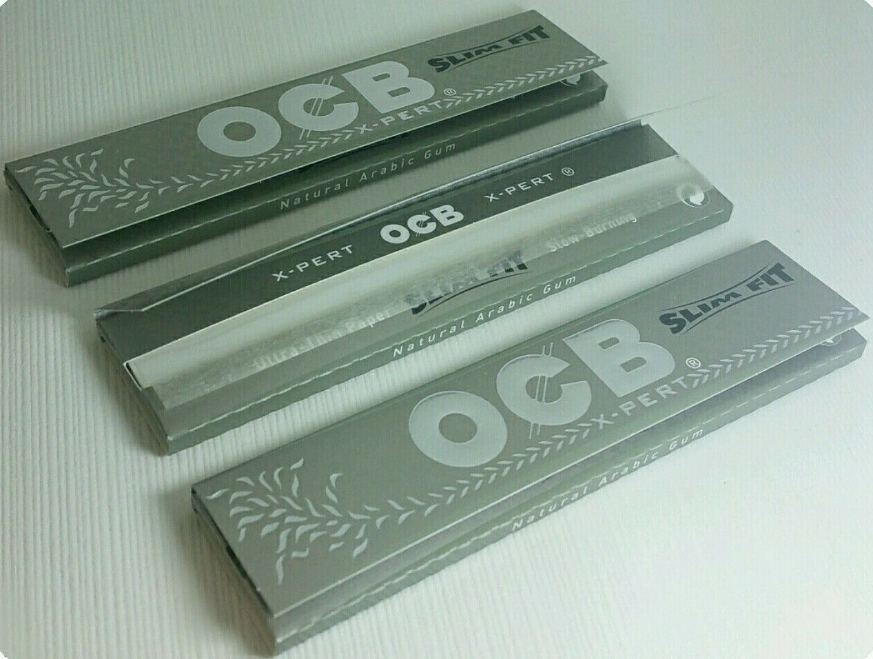 OCB Silver Slim XPERT Fit King Size Smoking Premium Quality Rolling ...