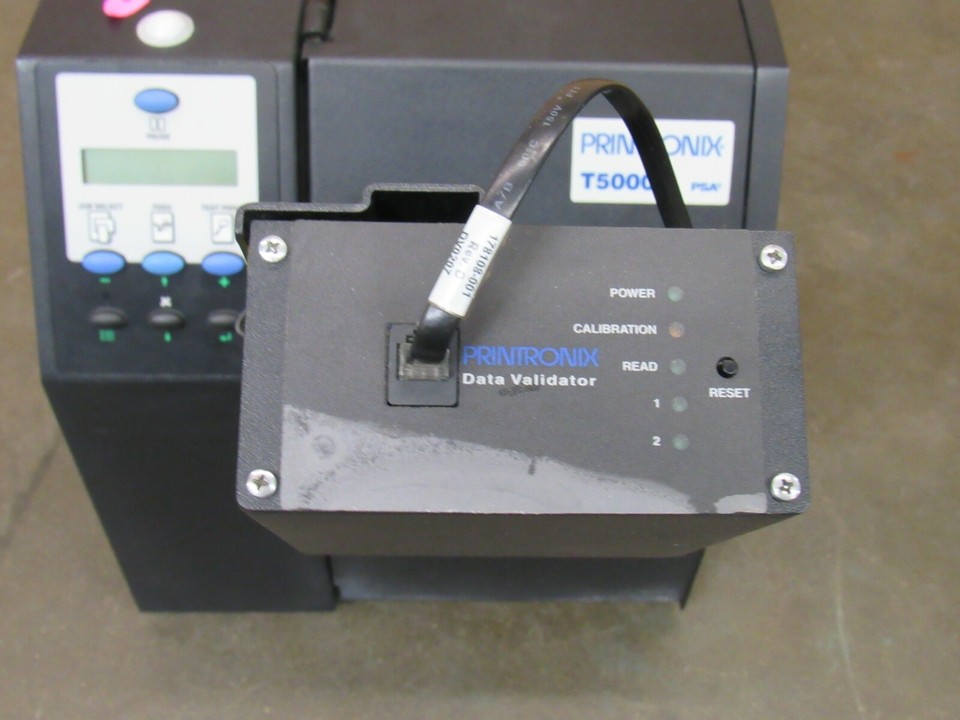 PRINTRONIX T5000 T5204R THERMAL BARCODE LABEL PRINTER W/ DATA VALIDATOR ...