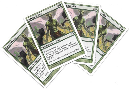 MTG 4 CATEGORIA ALFA Pegasus edition NM ALPHA STATUS Spanish Salvat ...