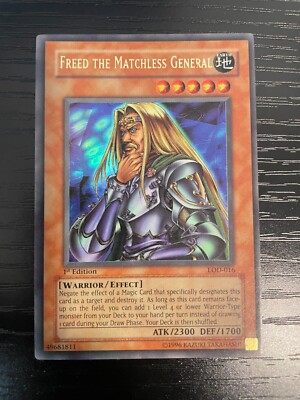YuGiOh! l Freed The Matchless General l 1st Edition LOD-016 | eBay