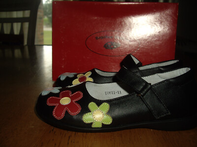 NEW Girls Size11 Bugaboo Shoe Paulie Ann Black Mary Jane Leather Shoes ...