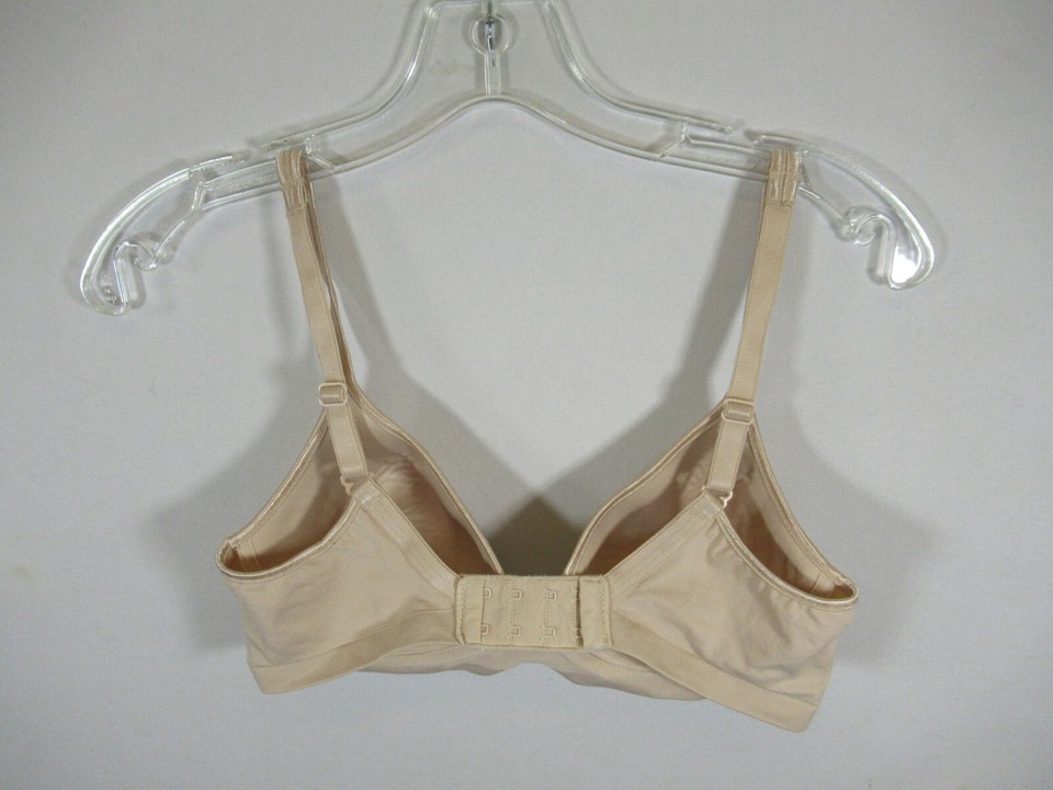 Vintage Playtex Thank Goodness It Fits 34C Bra Seamless Wireless Beige ...
