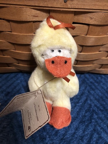 Boyd’s Bears 4" Lil QUACKENWADDLE Jointed Duck w/ Orange Ribbon 1988 ...