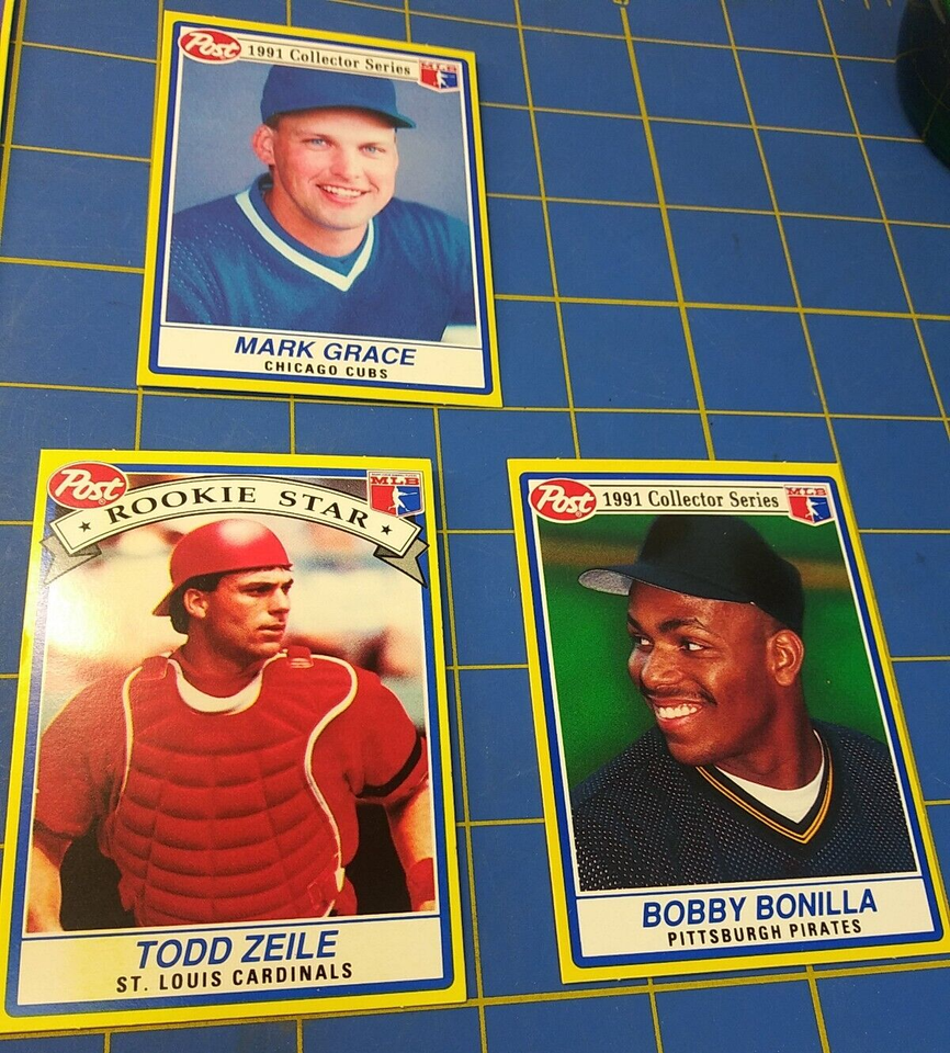 1991 Post First Collector Series MLB Lot of 14 Cards George Brett Kirby ...