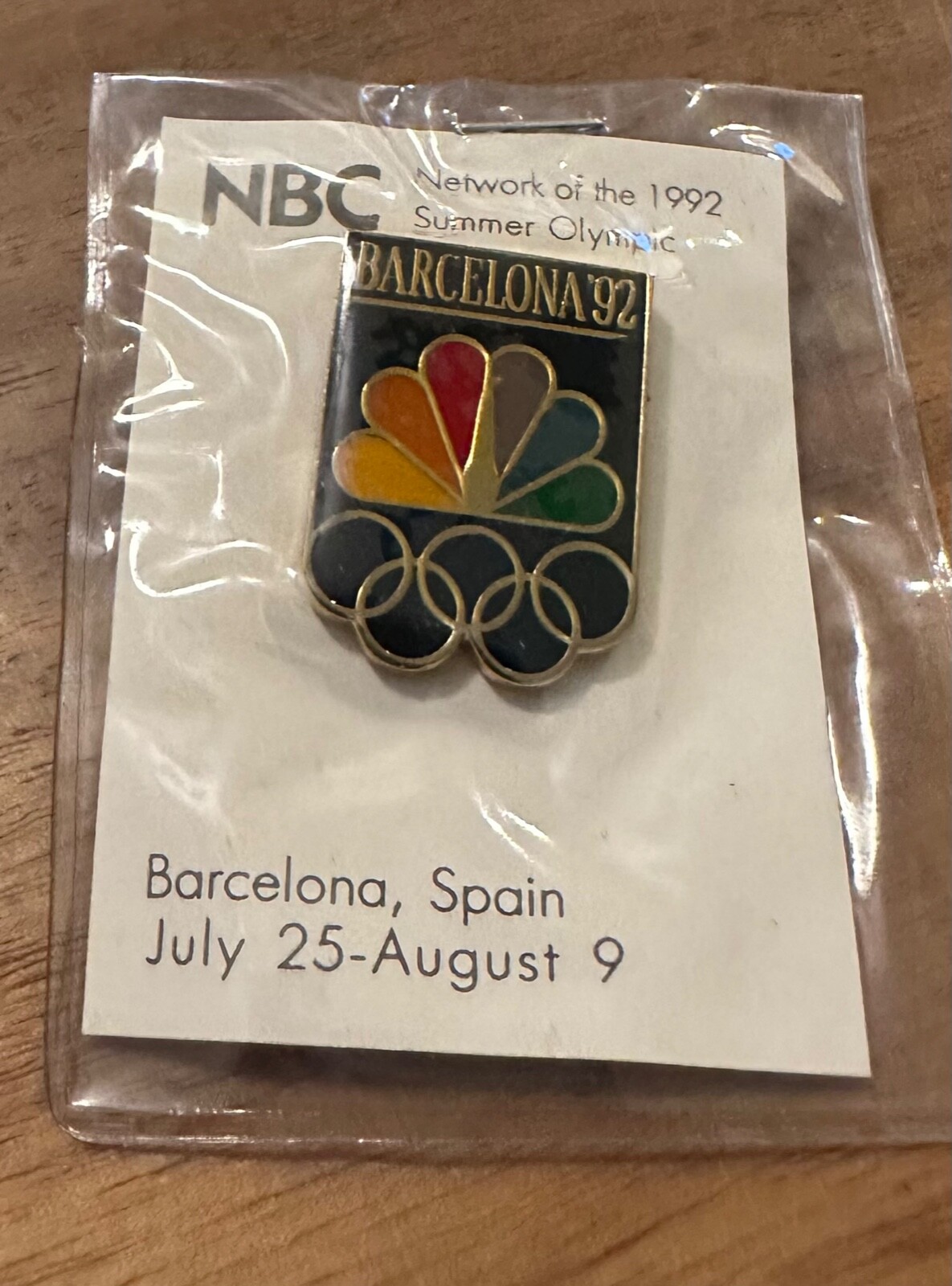 Barcelona 1992 NBC Olympic Media Pin | eBay
