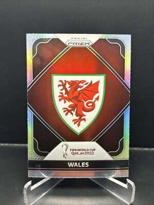 2022 Panini Prizm World Cup Wales #32 Team Badge Silver Prizm | eBay