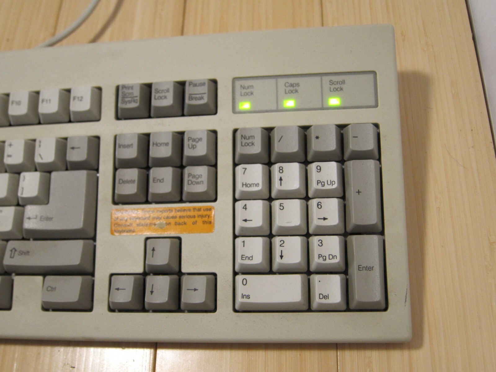 RARE Vintage NMB Keyboard RT8756C+ Black 'Space Invaders' Mechanical ...