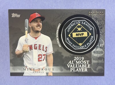 2023 Topps Update - Mike Trout - MVP Commemorative Medallion Relic ...