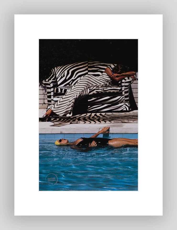 VTG Helmut Newton Print Fashion Vogue Original Engraving Photo 1973 Mat ...