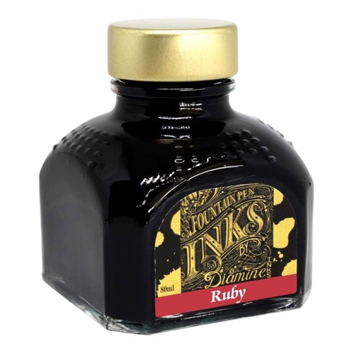 Diamine Ruby 80ml Fountain Pen Ink Turquoise Bottle New Unbranded | eBay