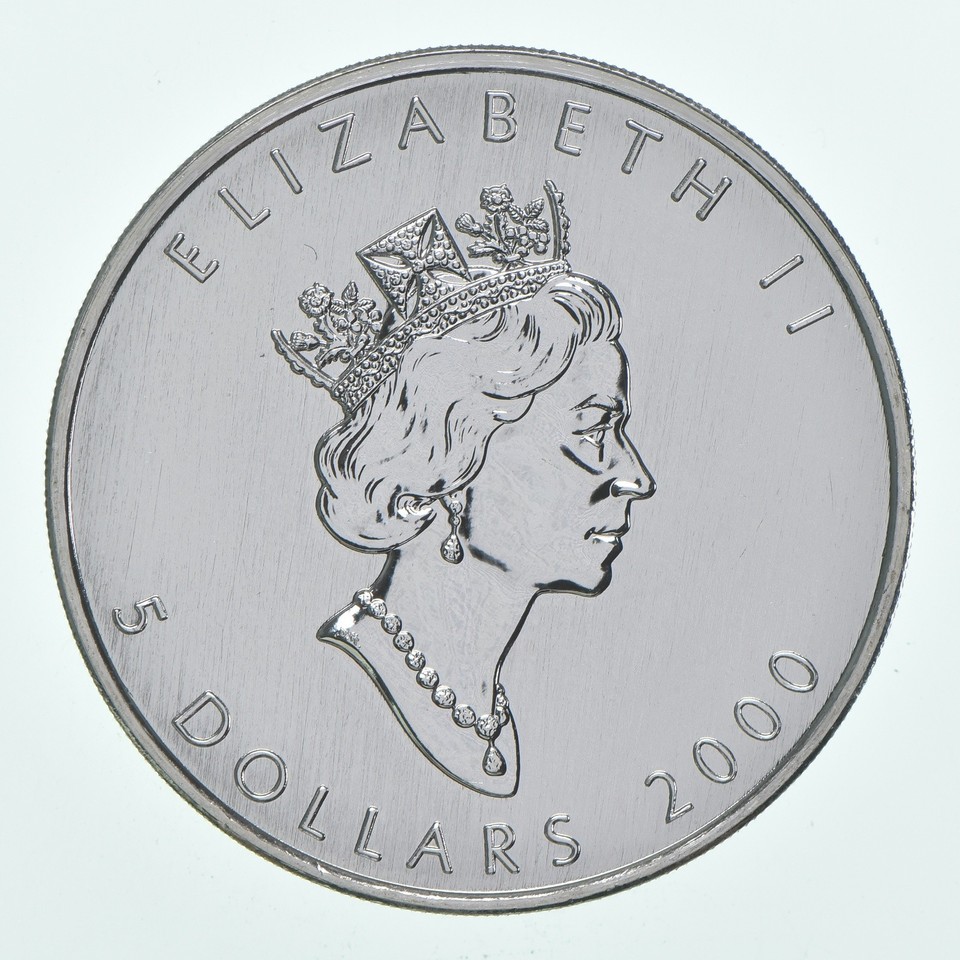 2000 Canada 5 Dollars - 1 Oz. Silver Maple Leaf Estate Coin Collection *681 | eBay
