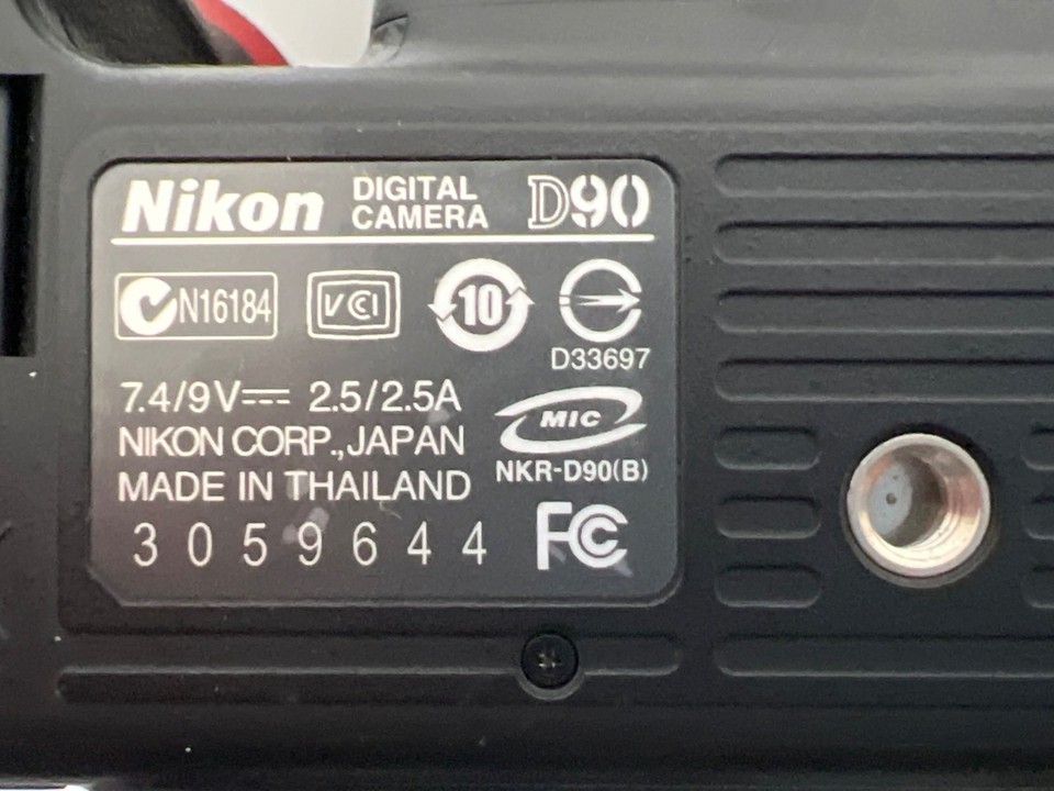 Nikon D90 Black Digital Camera w/3 Lenses in Case (Tested) | eBay