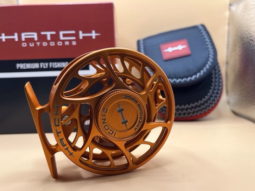 Hatch Iconic 3 Plus Fly Reel ( New ) Campfire Edition | eBay