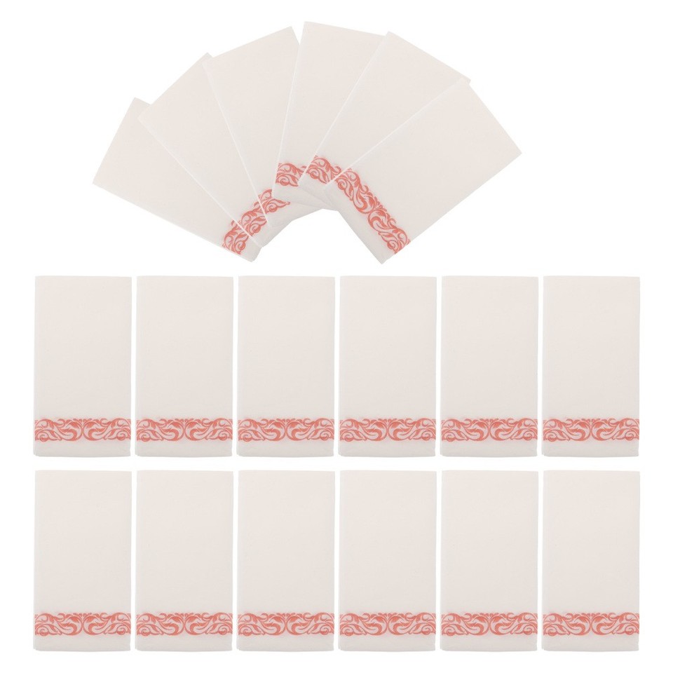 50 Sheets Disposable Printed Paper Table Napkins: Luncheon Serviettes ...