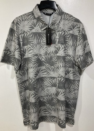 Travis Mathew Men's Sign Here Golf Polo Heather Gray Size Large Short ...