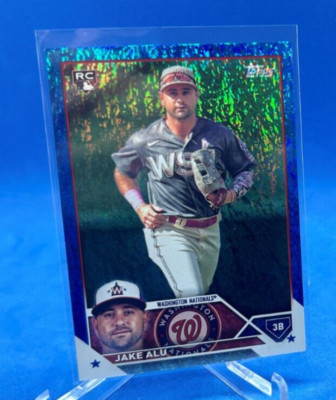 2023 Topps Update Jake Alu BLUE FOILBOARD /999. Card #US25 Color Match ...