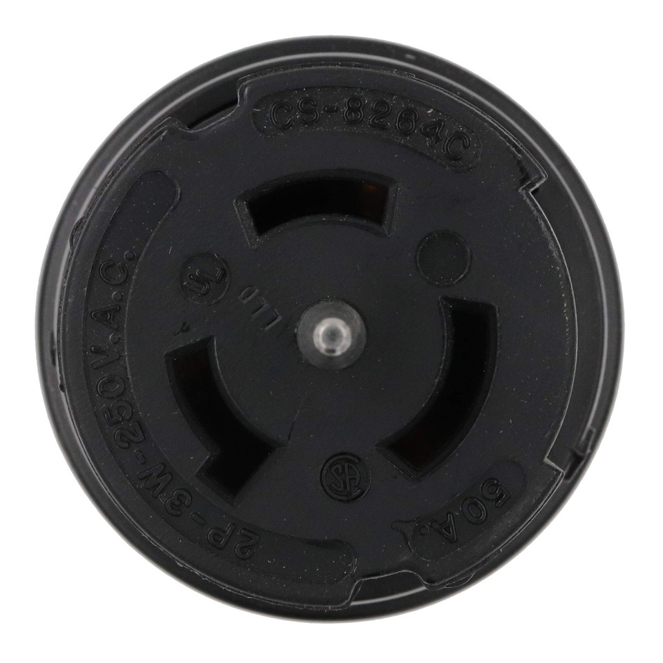 Cs6364c Locking Connector 50 Amp 125/250v 3 Pole And 4 Wire ...