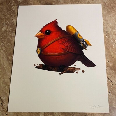 Mike Mitchell 2020 "Fat Rocketbird" Fat Bird Series LE Sold Out - 31/ ...