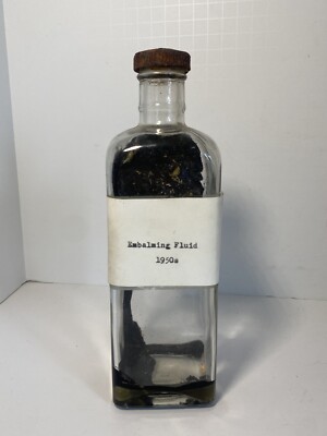 Bottles & Jars - Embalming Fluid Bottle