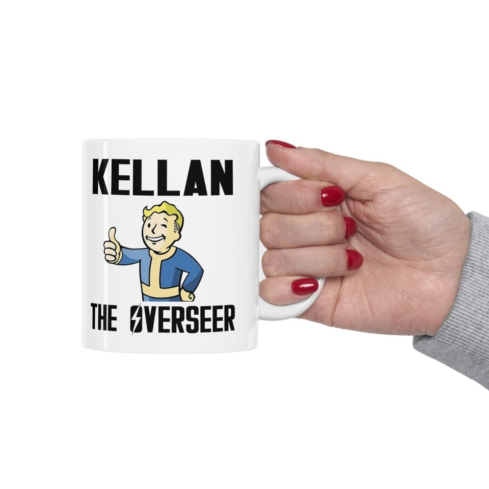 Personalised Fallout Overseer Mug Present Gift Geek Playstation Xbox ...
