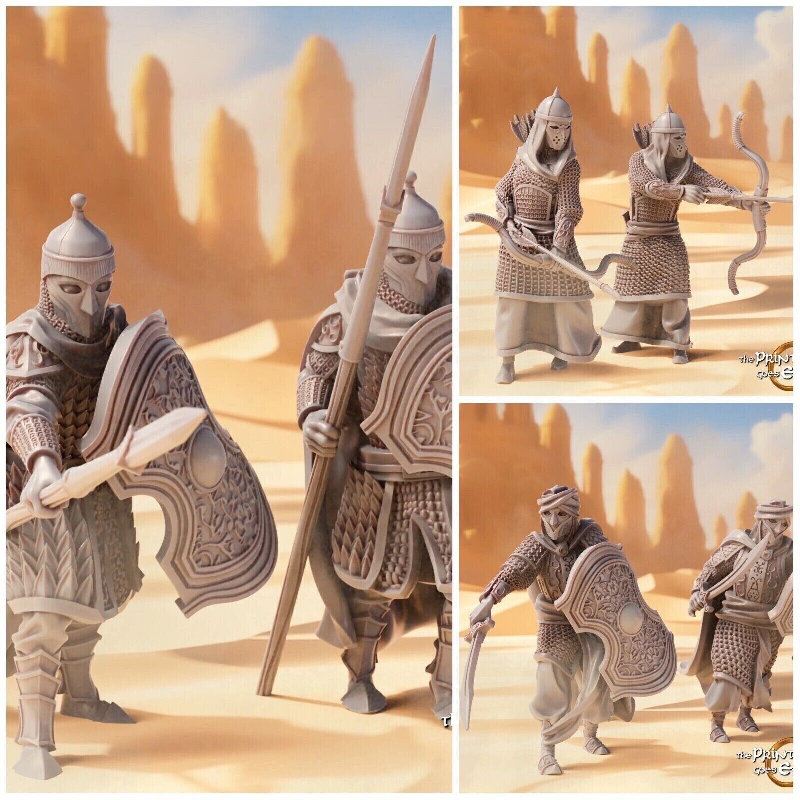 Easterling Warrior Set A 28mm - Ideal MESBG , LOTR, 28mm Wargames ...